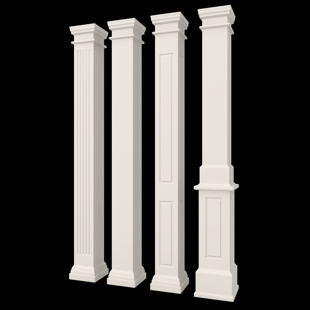 3d model column 08
