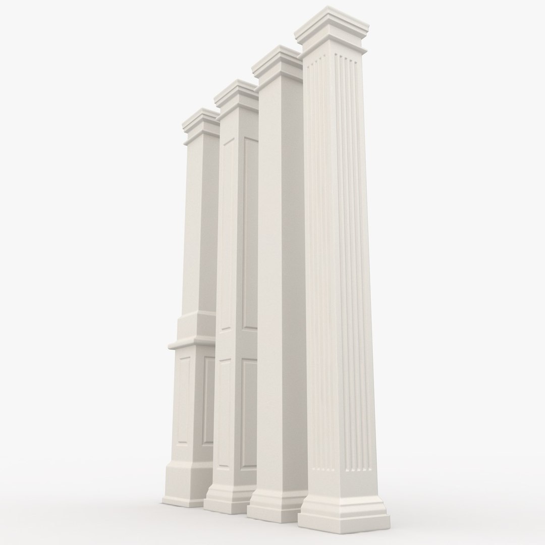 3d Model Column 08