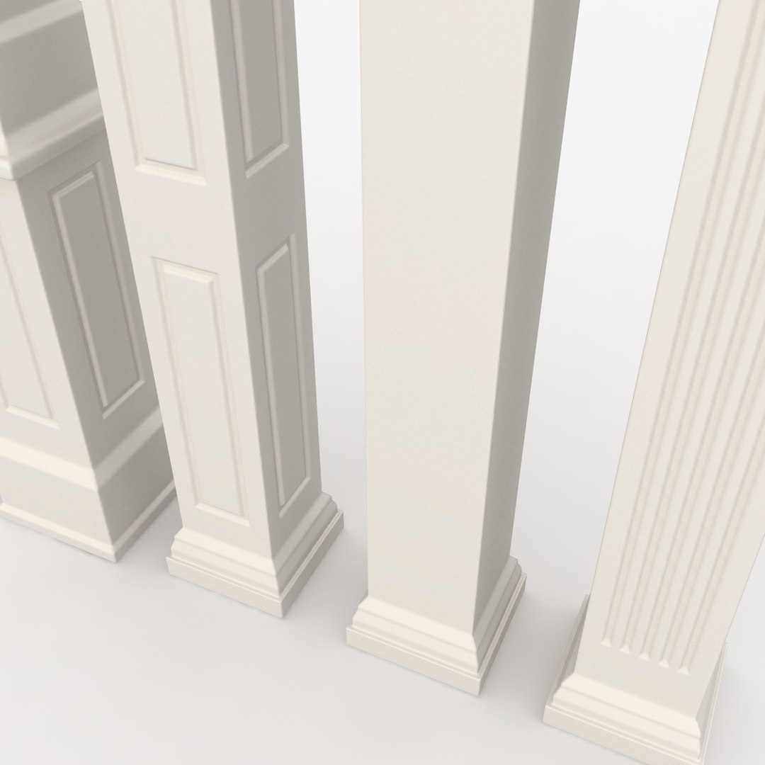 3d Model Column 08