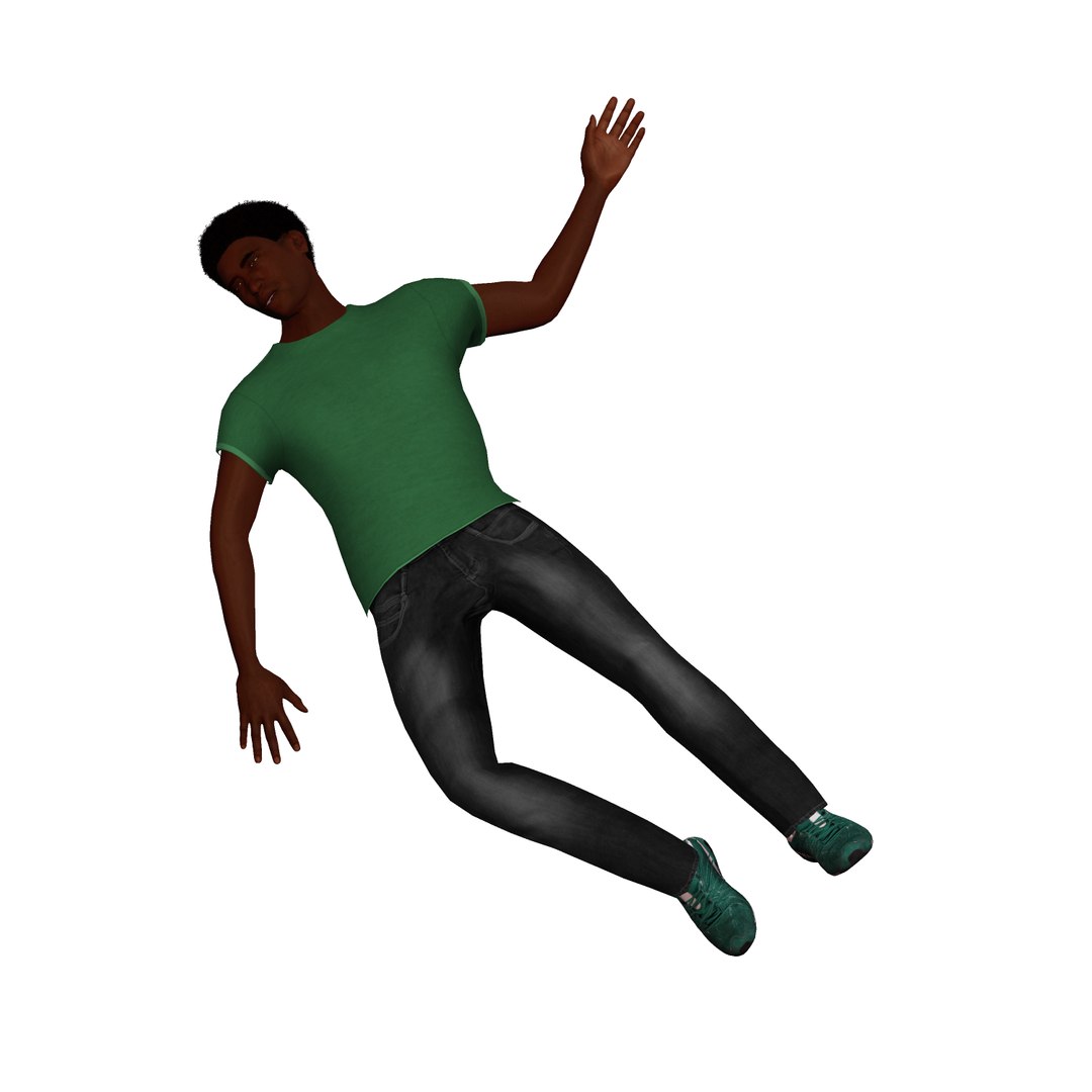 Adult Black Man Rigged Character 3D Model - TurboSquid 1599257