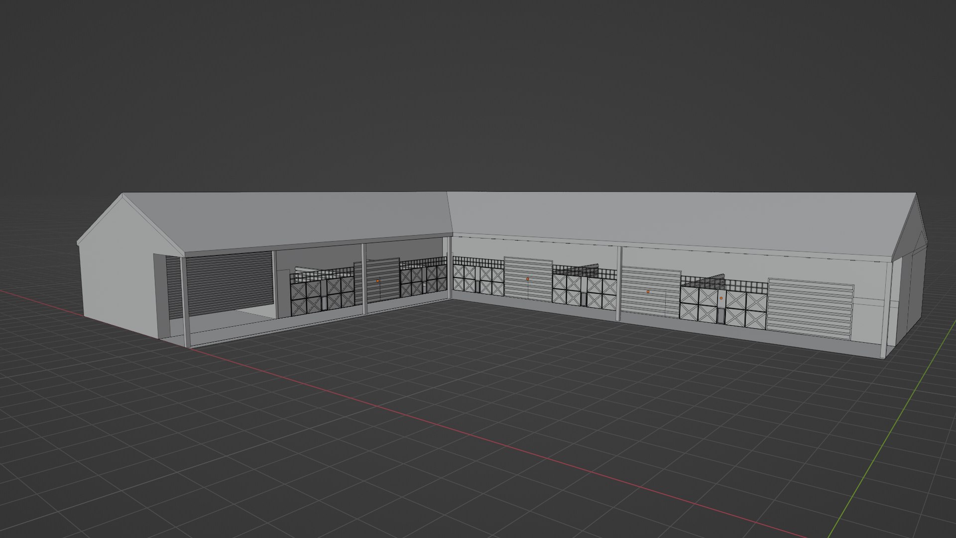 Horse Stable Model - TurboSquid 2159165