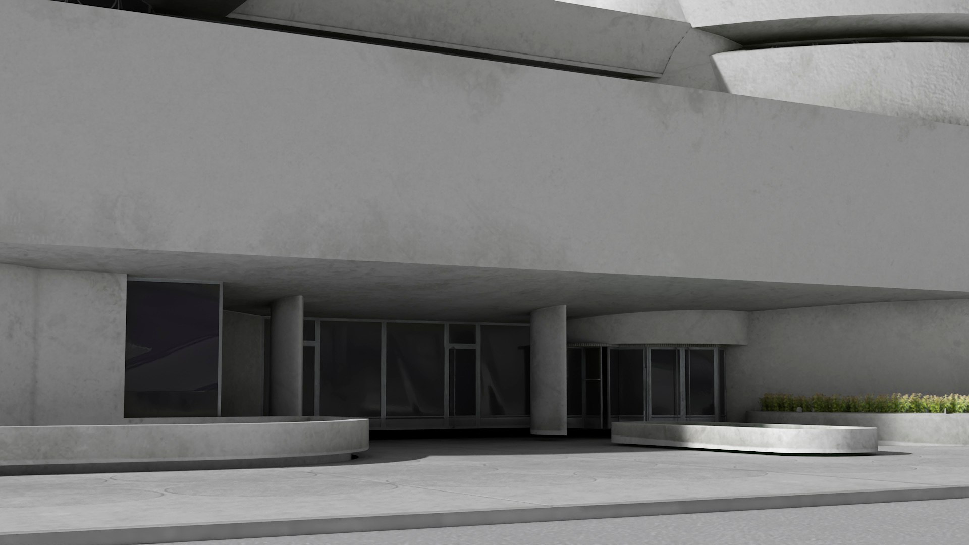 Museum Complex On Prepped Site 3D Model - TurboSquid 2384560