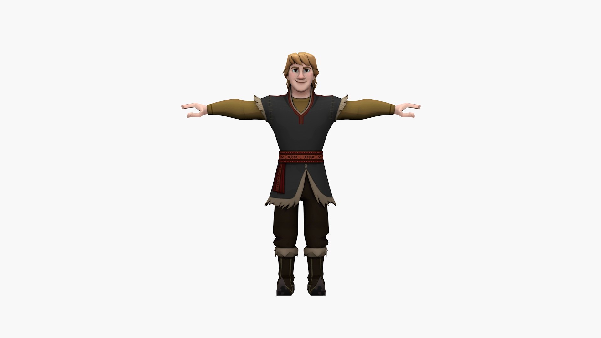 3D Kristoff Frozen - TurboSquid 1845289