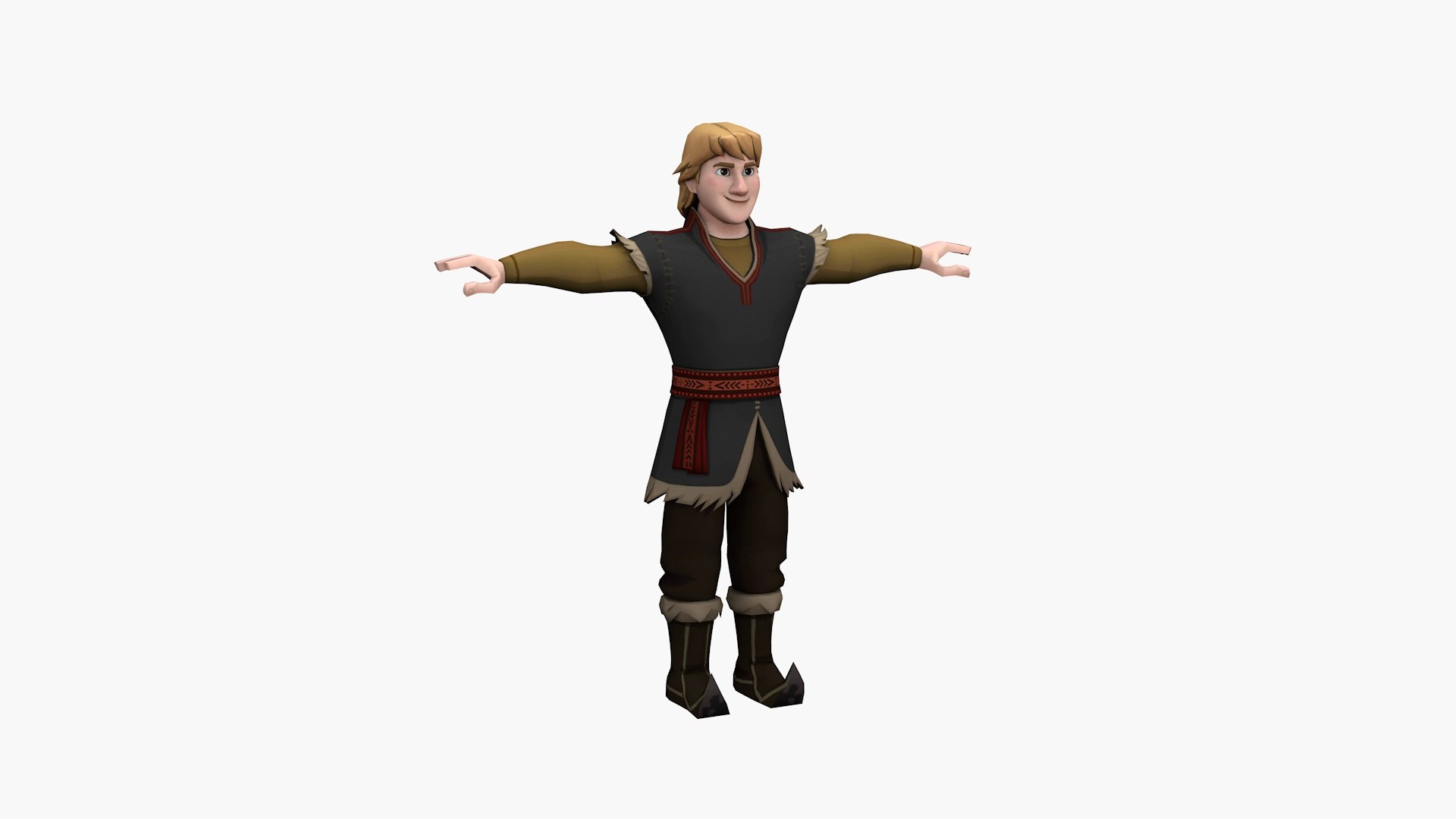3D Kristoff Frozen - TurboSquid 1845289