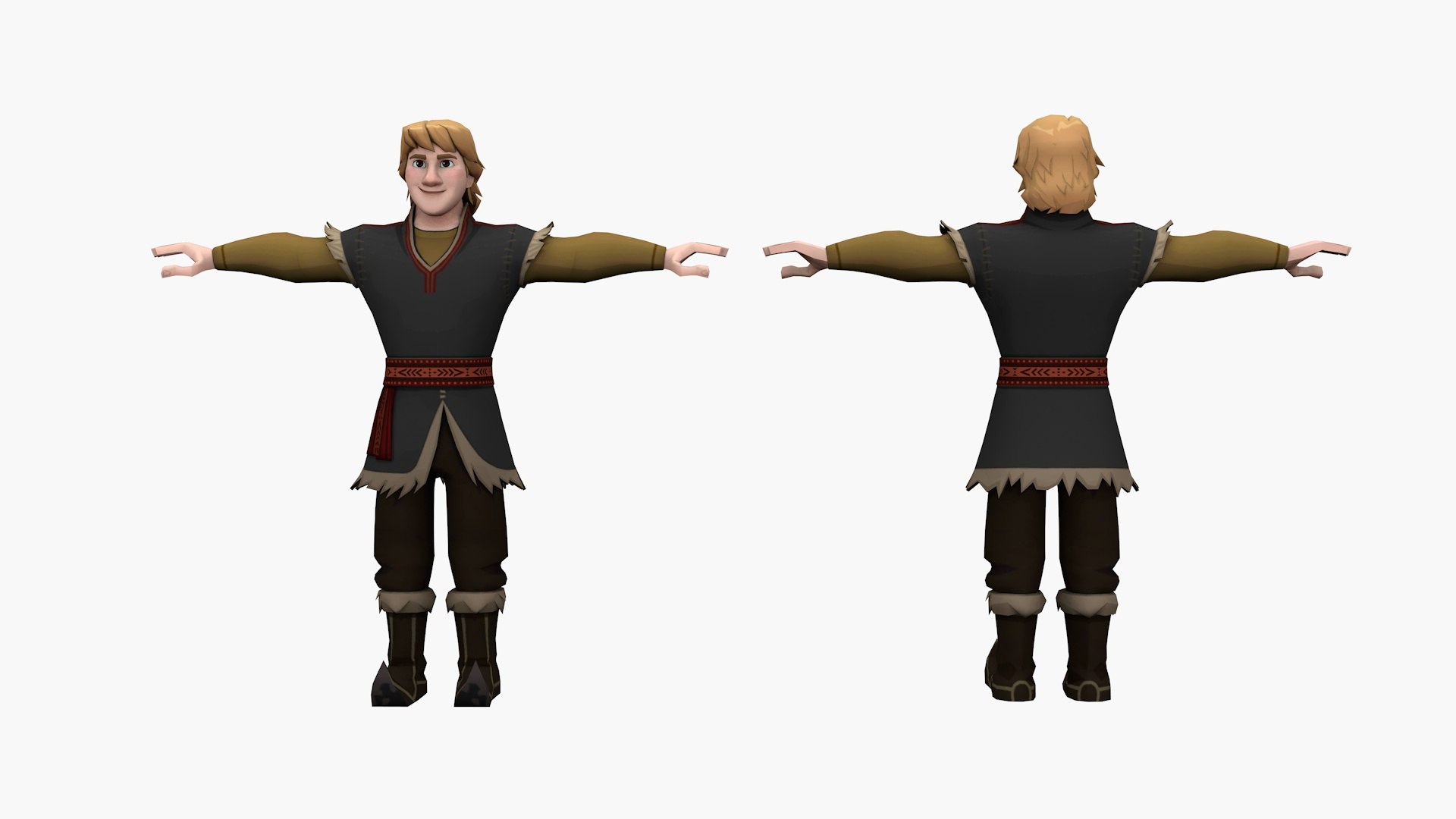 3D Kristoff Frozen - TurboSquid 1845289