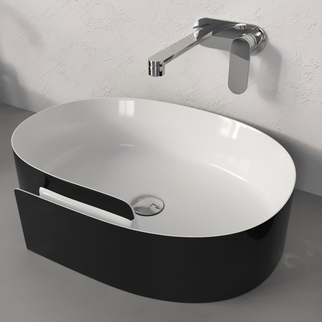 Flaminia Roll Bathroom Sink 3d Max