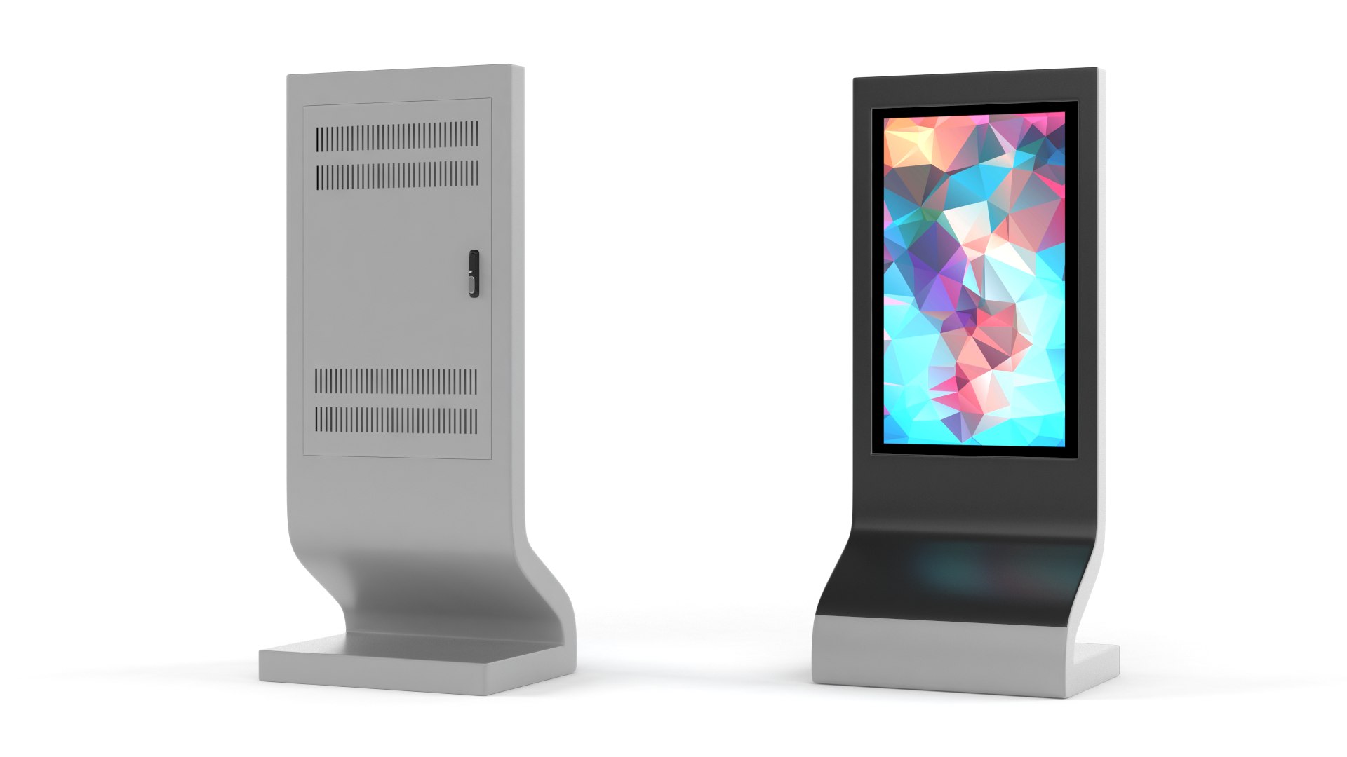 3D Electronic Kiosk - TurboSquid 1836209
