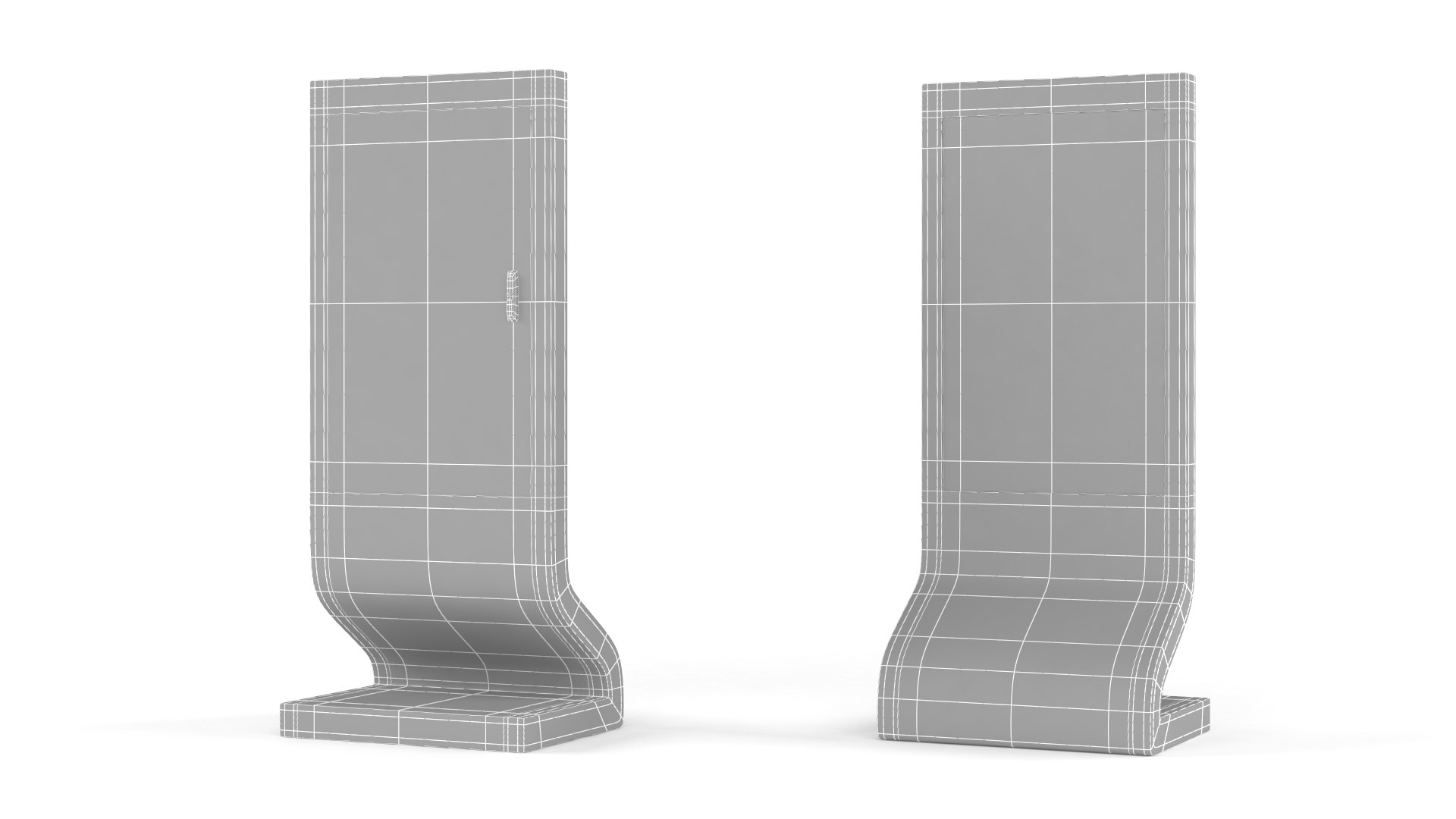 3D Electronic Kiosk - TurboSquid 1836209