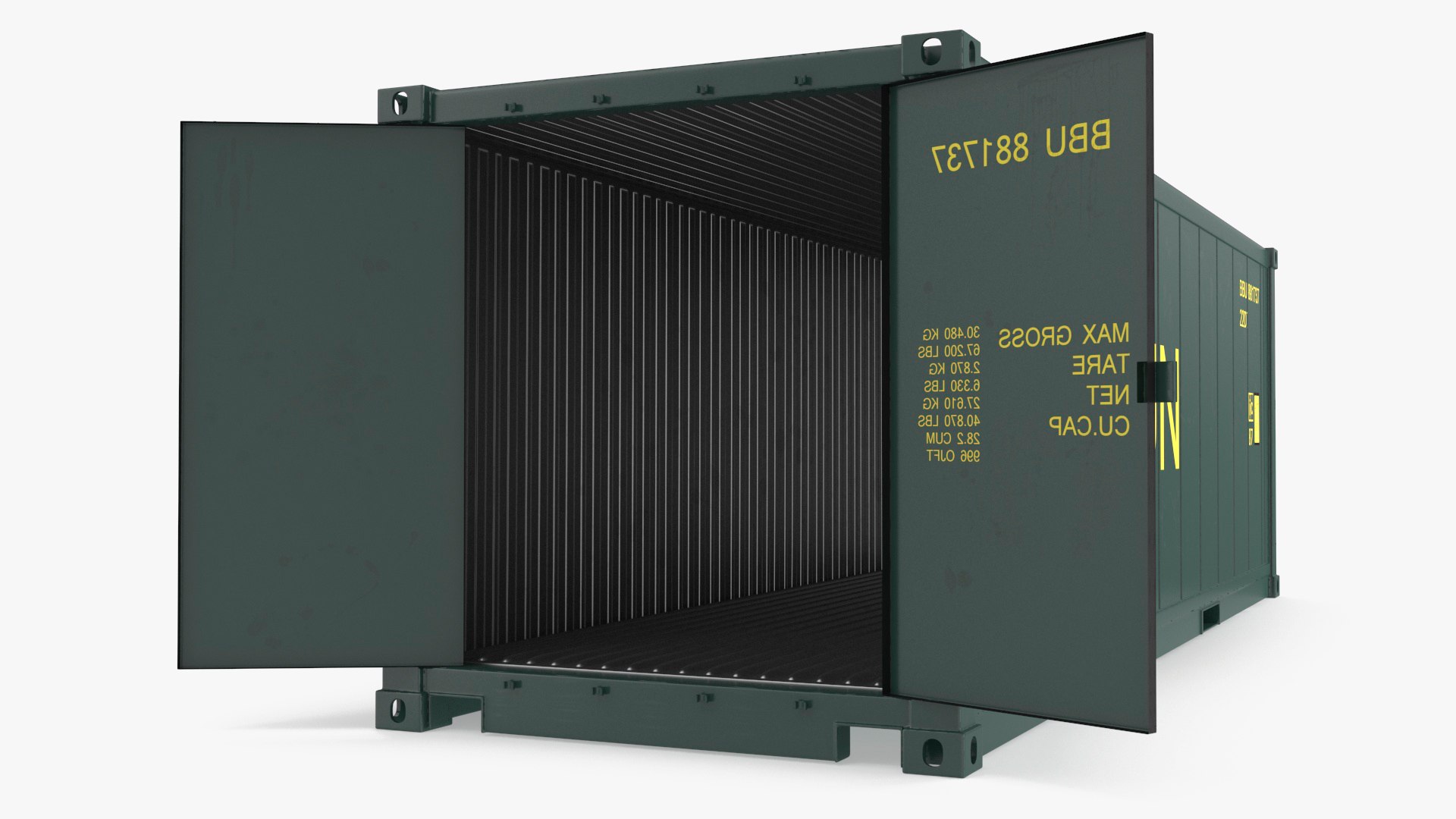United Nations Refrigerated Container 3D Model - TurboSquid 2185661