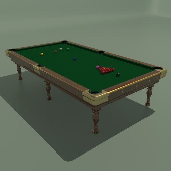 Snooker Table 3D Models for Download | TurboSquid