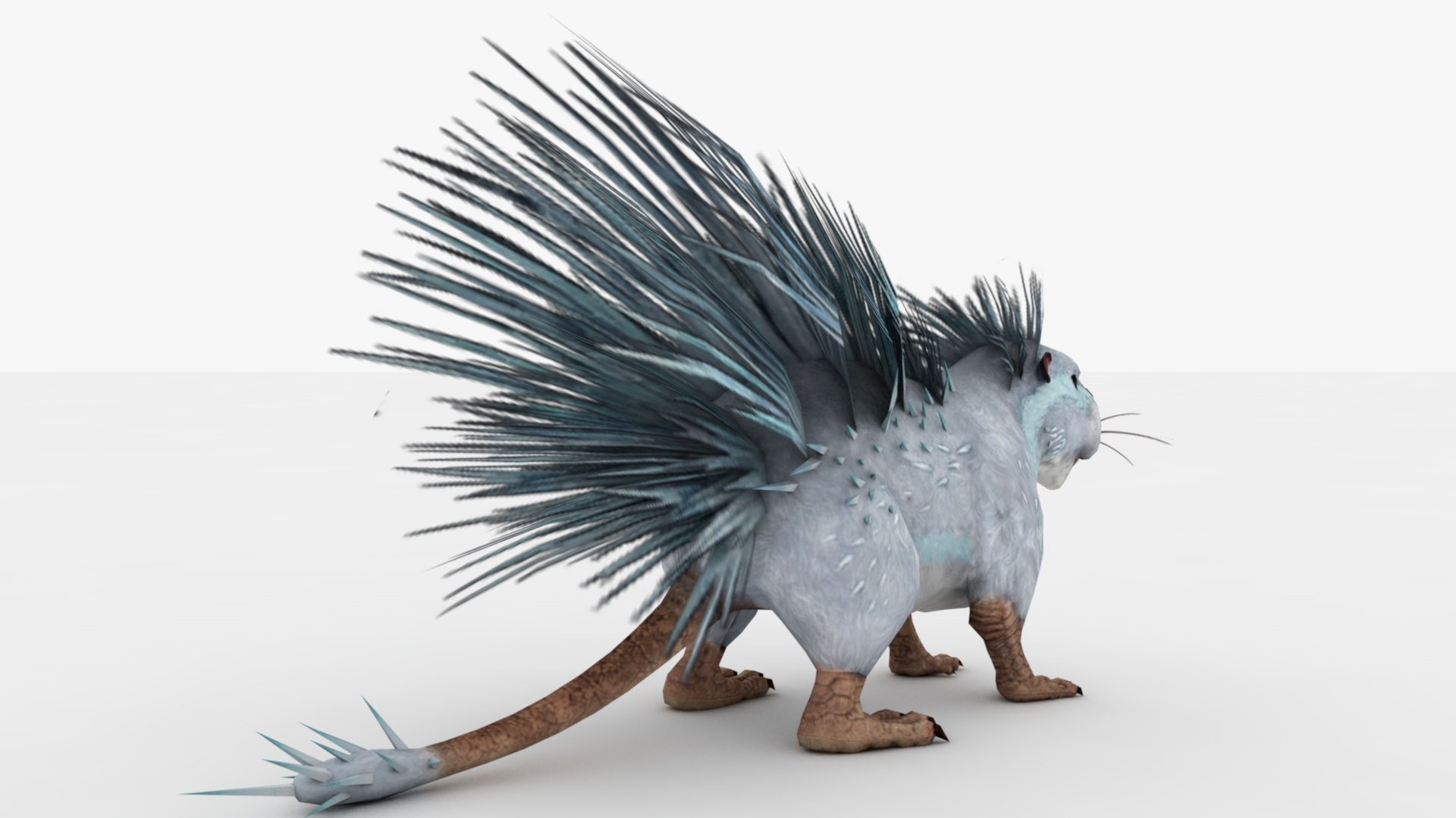 2in1 Porcupine Rigged And Animated 3D - TurboSquid 2348406