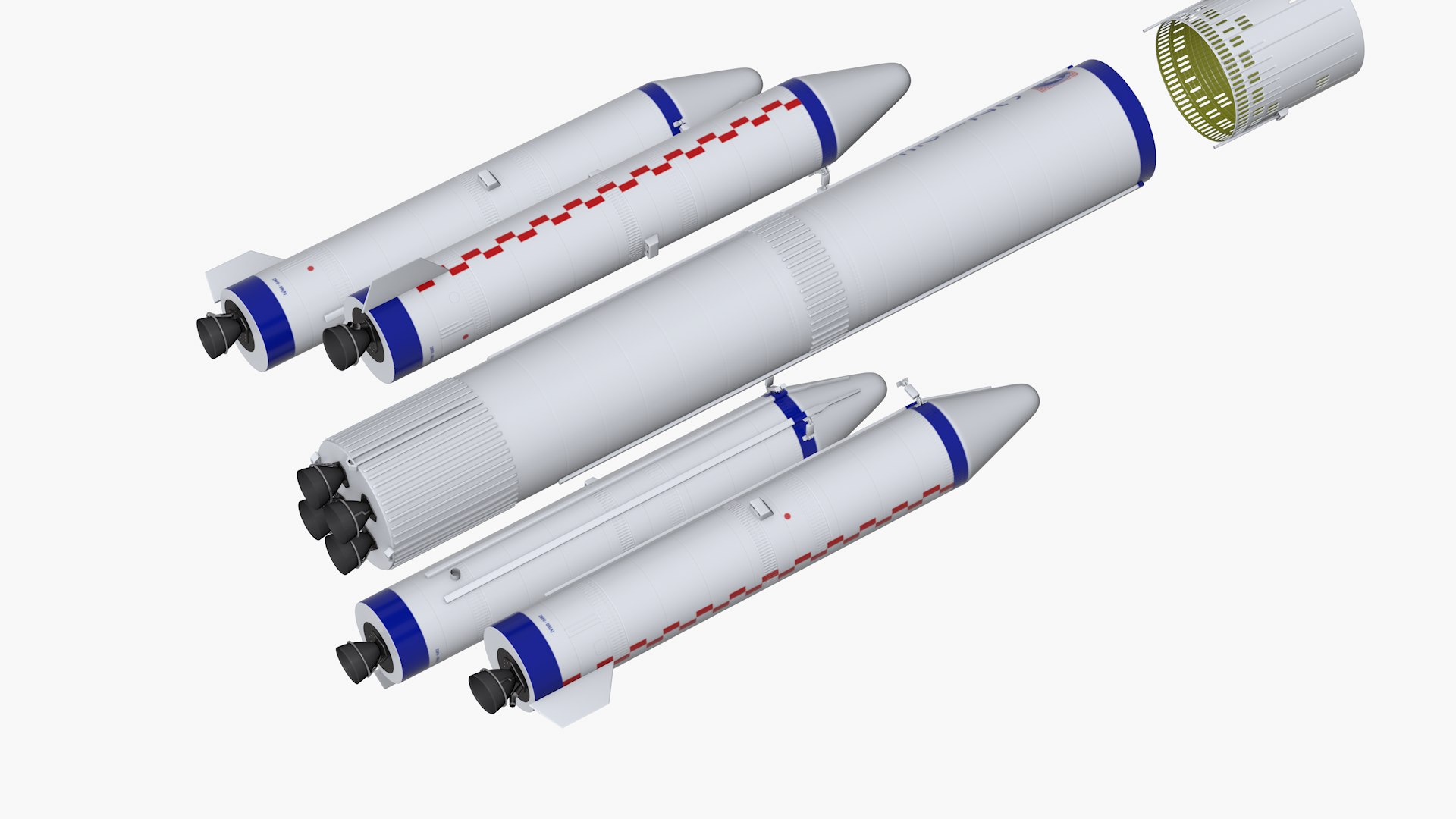 3D Long March CZ-2F - TurboSquid 1772042