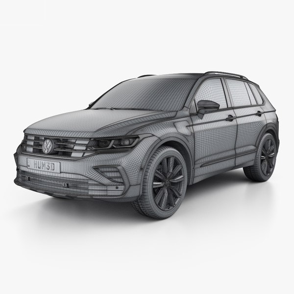 modelo 3d Volkswagen Tiguan eHybrid 2020 - TurboSquid 1679366