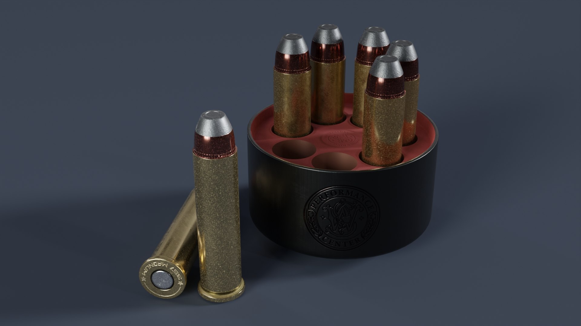 Detective Props Kit - MAGNUM Gun-Bullet-Police Badge-Handcuffs 3D Model ...