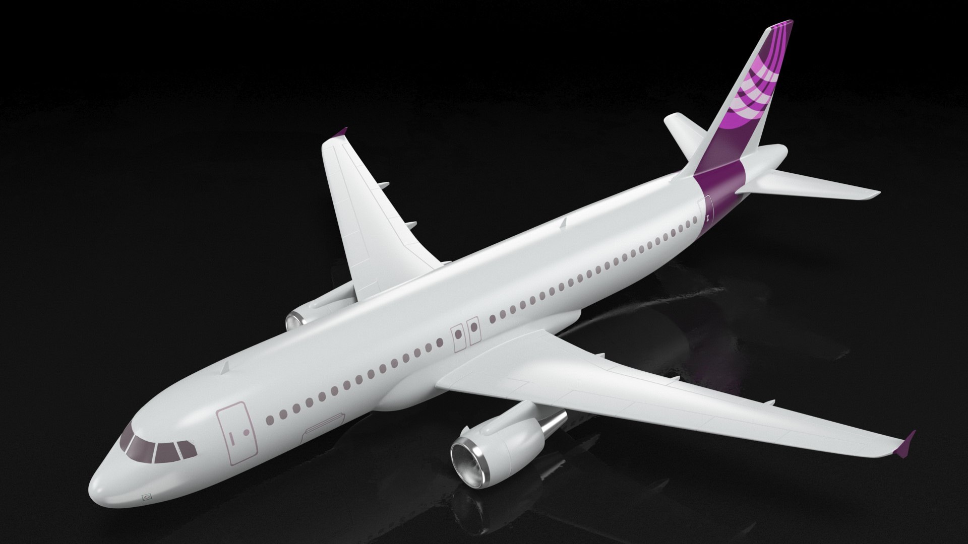 3D Jet Airliner Scale Model model - TurboSquid 1771803