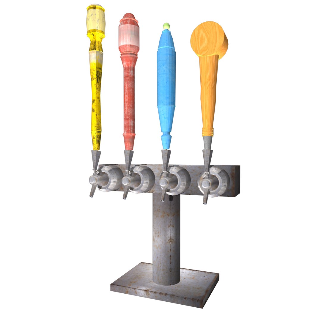 3dsmax Bar Beer Tap