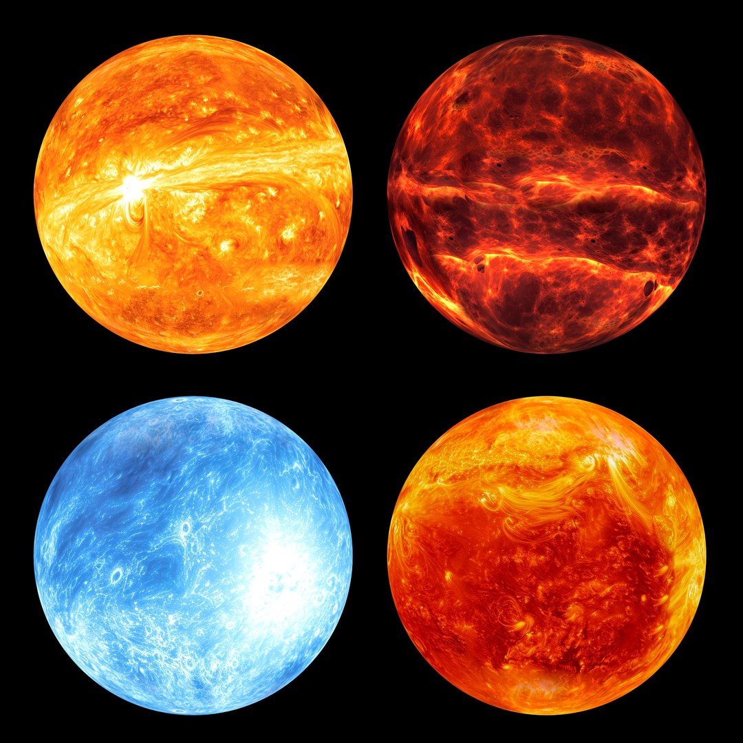 3D Alien Suns Pack 4 - TurboSquid 2174322