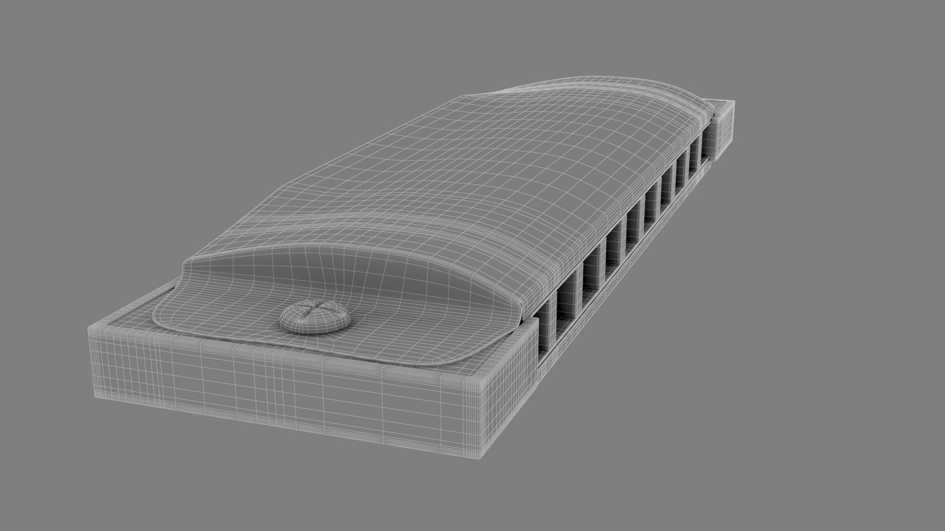 3D harmonica music instrument model - TurboSquid 1689333