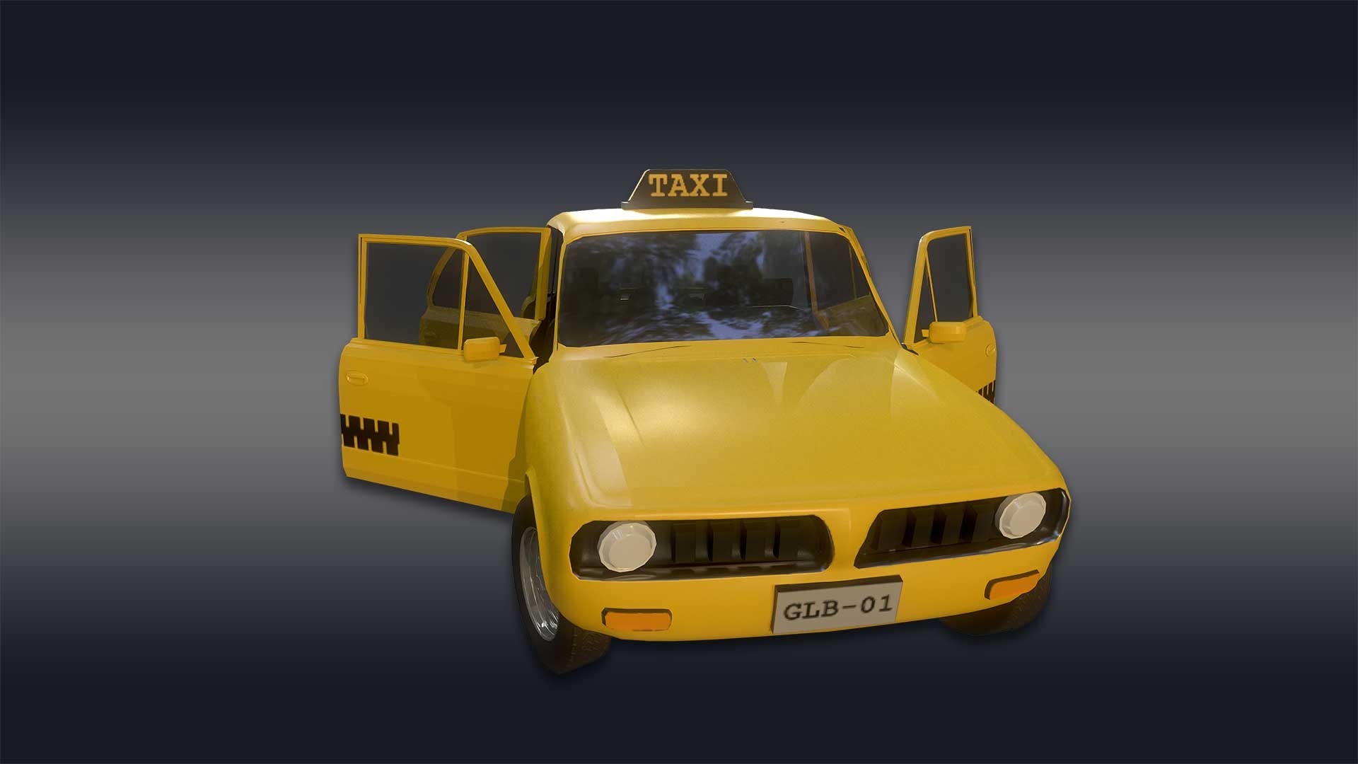 Taxi Yellow Cab - Photo Real - New York Taxi 3D - TurboSquid 2145595