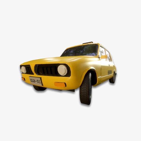modelo 3d Taxi Yellow Cab - Foto Real - Taxi Nueva York Modelo 3D ...