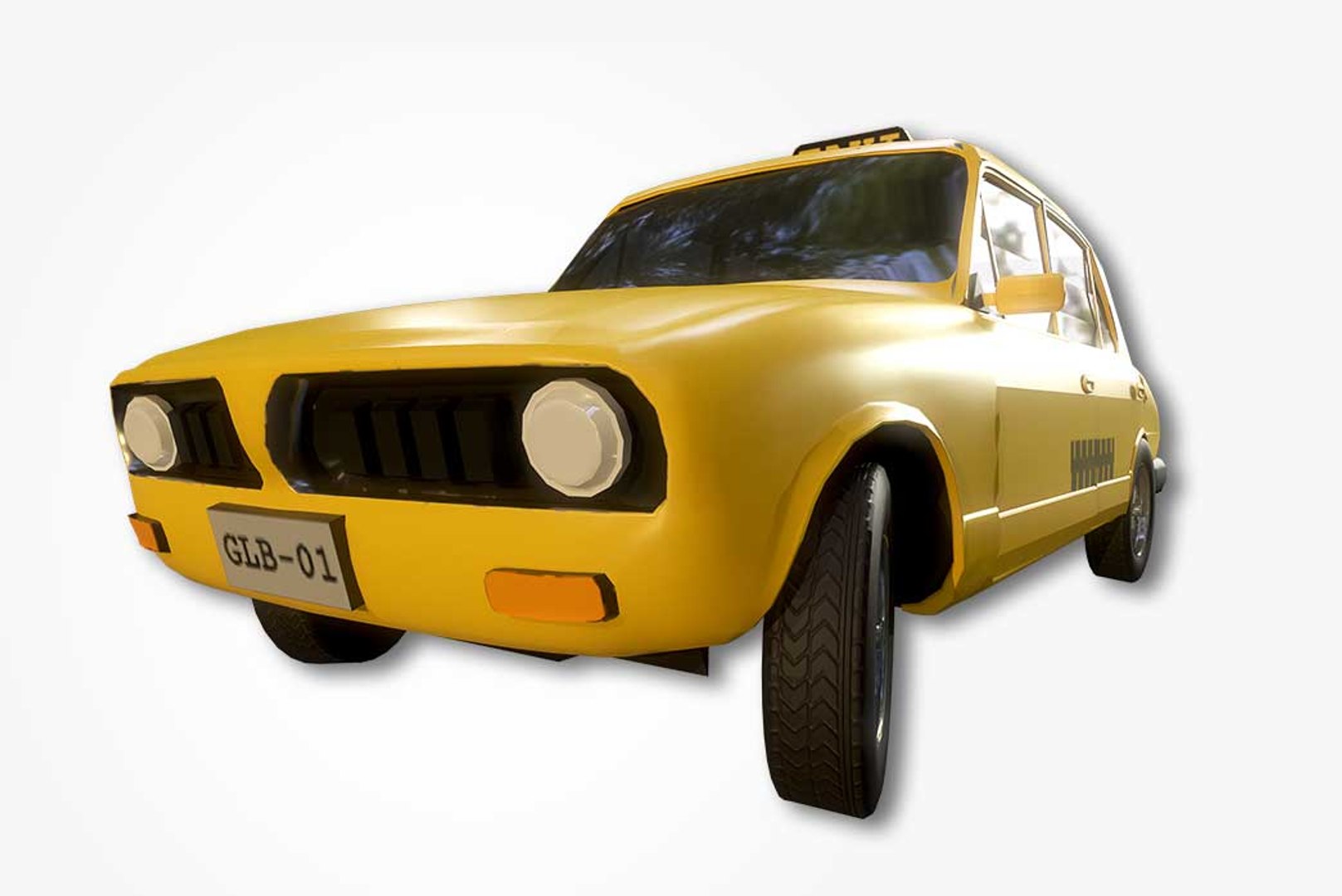 Taxi Yellow Cab - Photo Real - New York Taxi 3D - TurboSquid 2145595