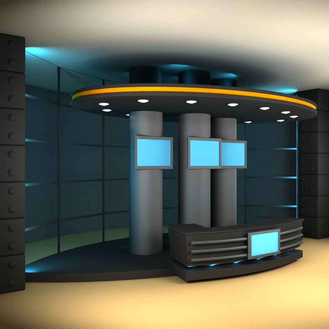 Virtual Set 3d Model