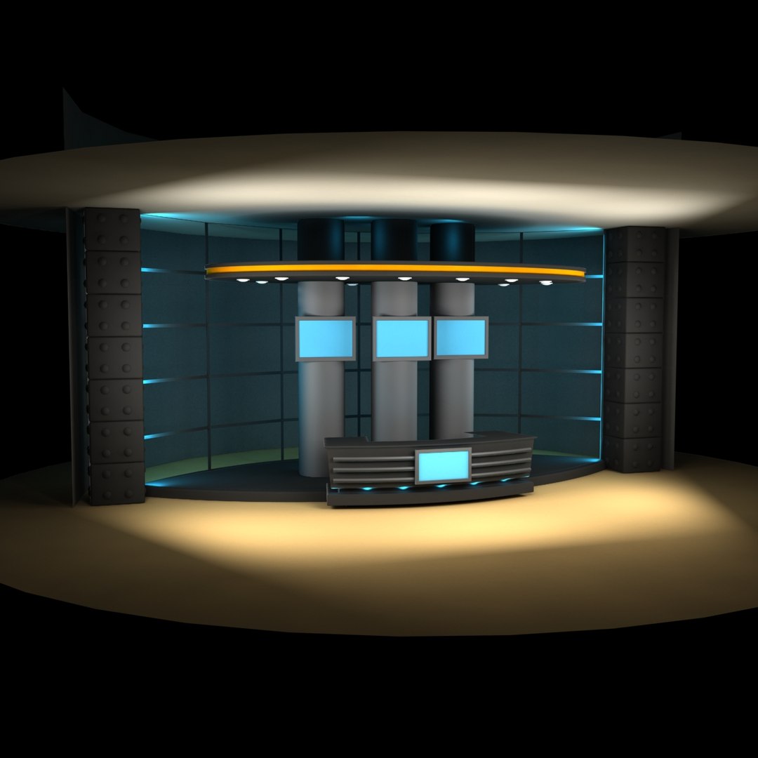 Virtual Set 3d Model