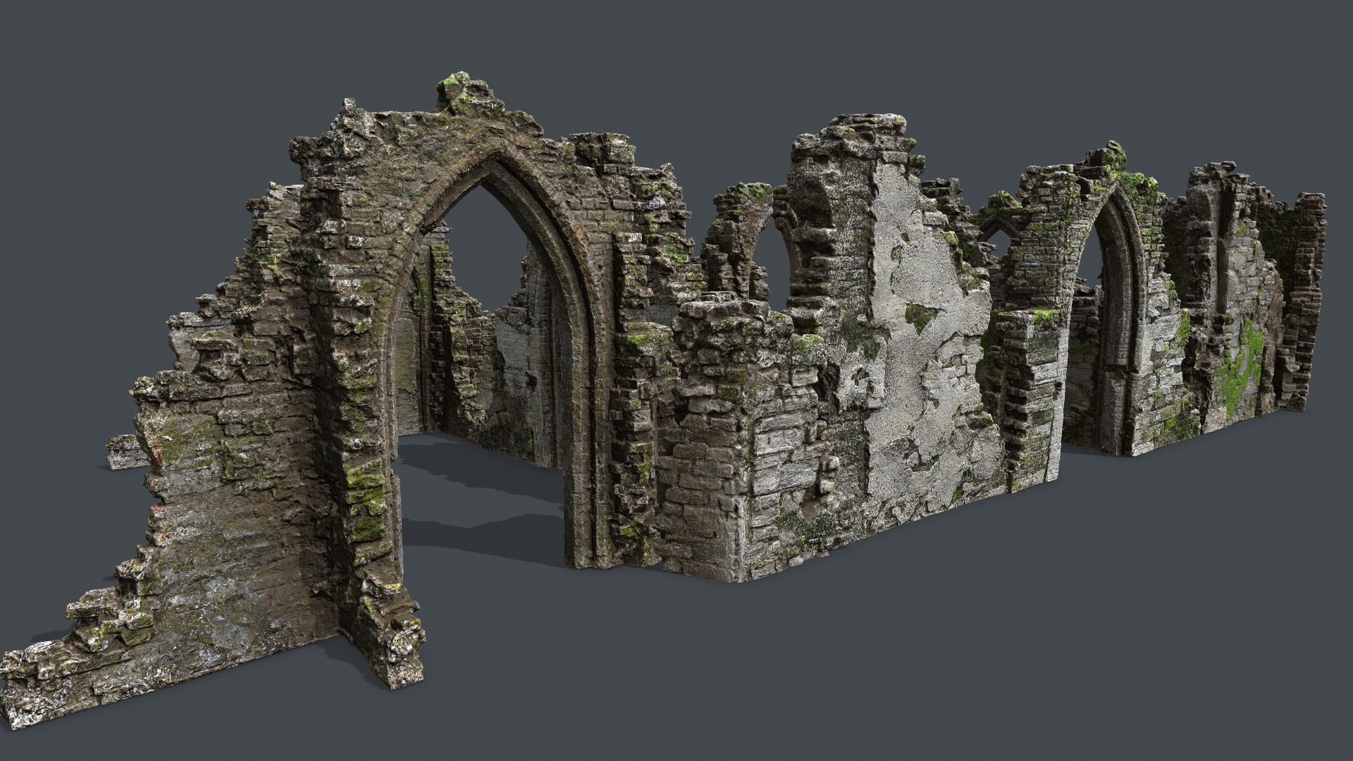 3D Old Ruins Model - TurboSquid 2336954