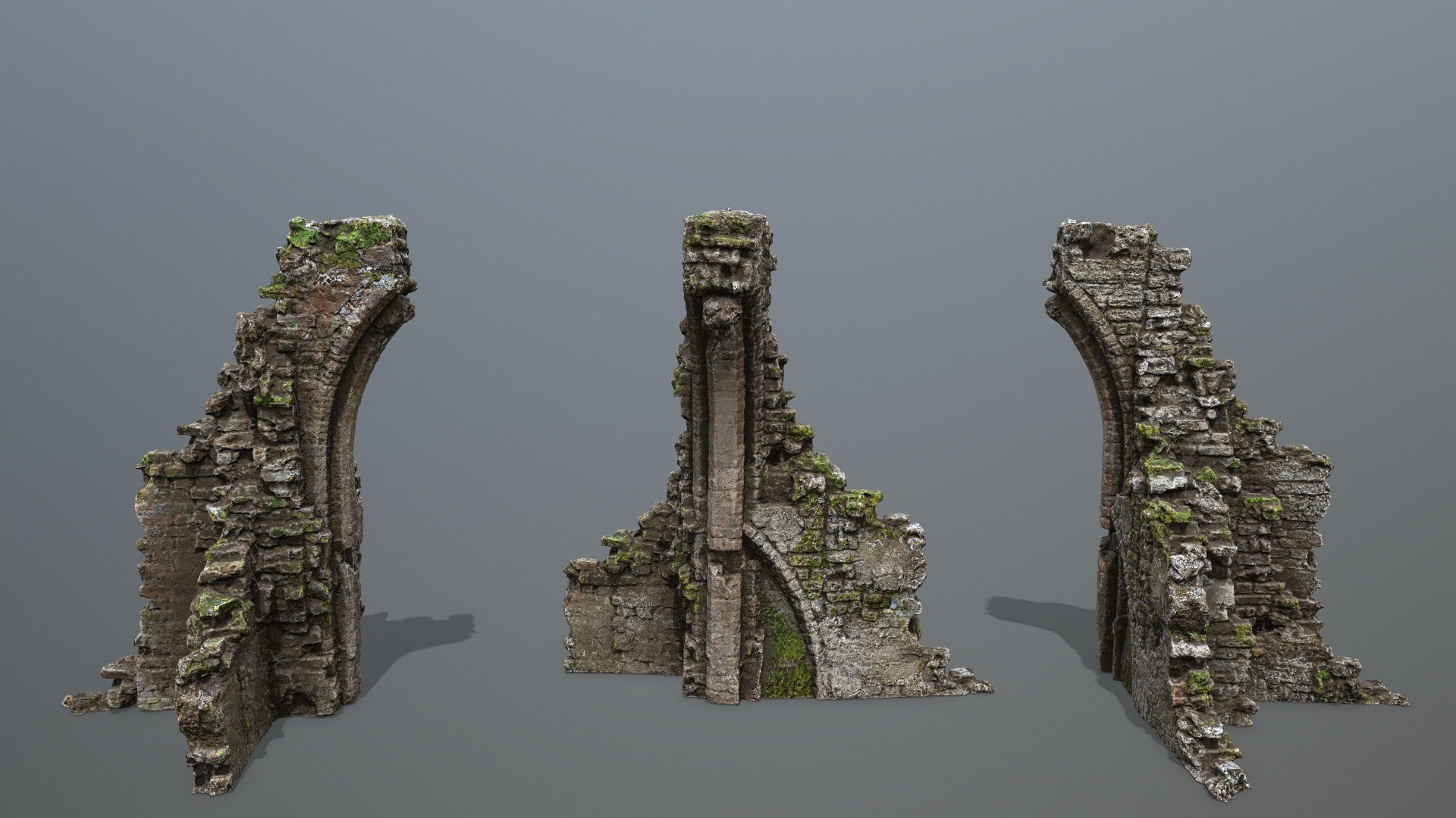 3D Old Ruins Model - TurboSquid 2336954