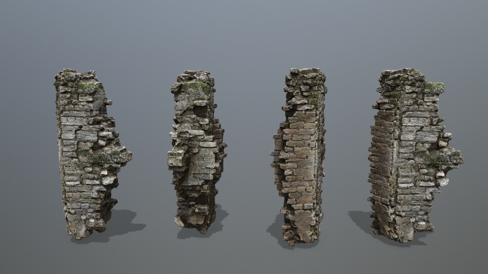 3D Old Ruins Model - TurboSquid 2336954