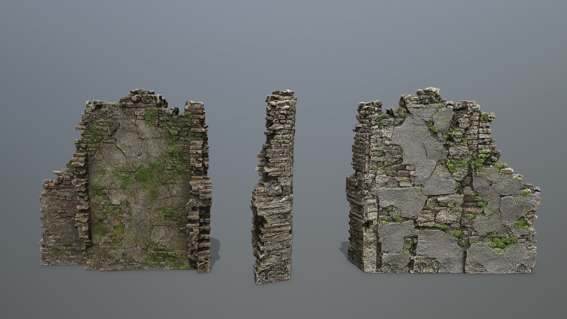 3D Old Ruins Model - TurboSquid 2336954