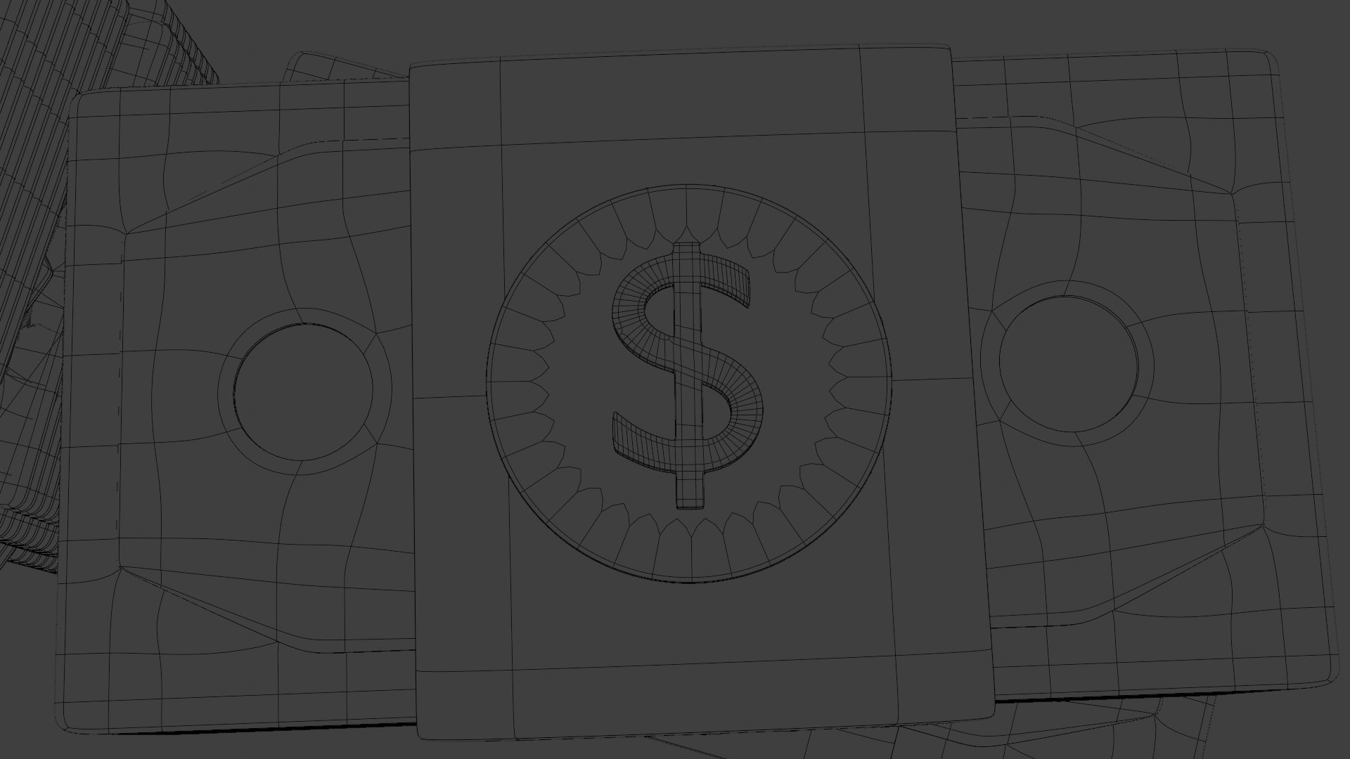Simplified Model Of A Bundle Of Dollars 3D Model 3D Model - TurboSquid ...