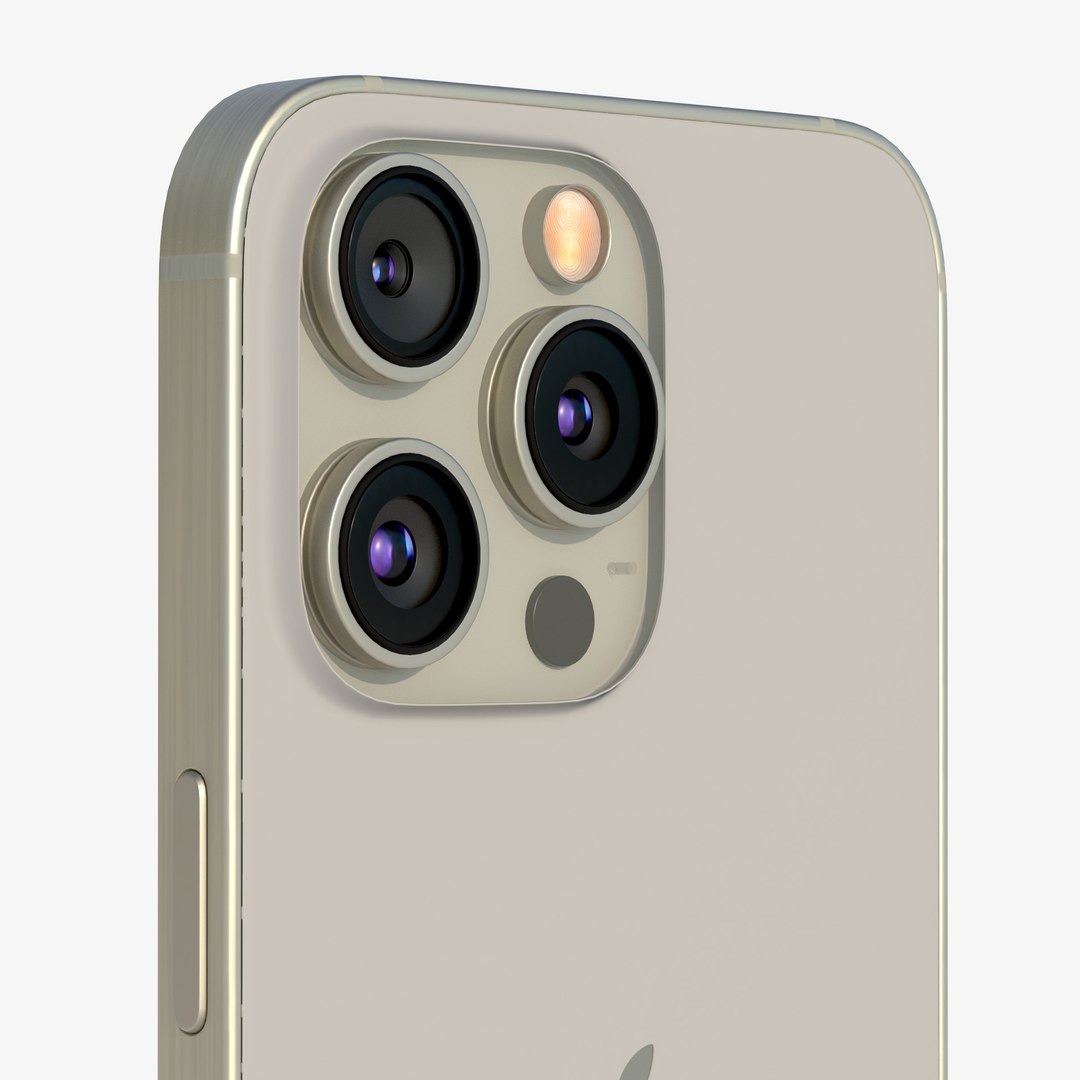 Apple IPhone 15 Pro Natural Titanium 3D - TurboSquid 2131775