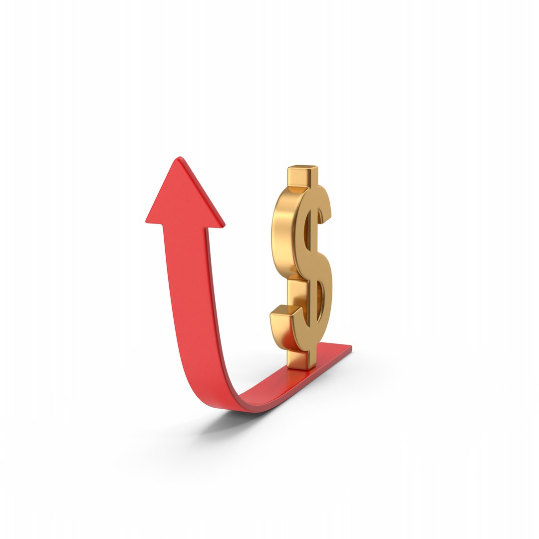 Rising Money Statistics 3D Model - TurboSquid 2210493