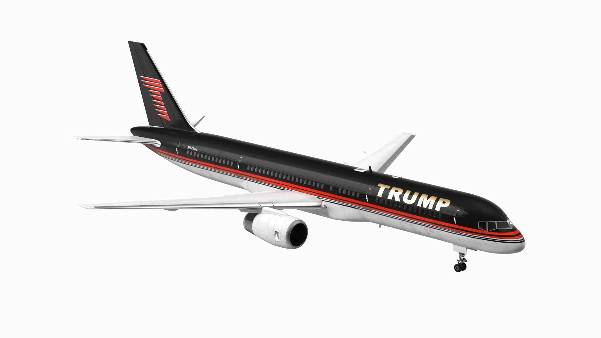 3d Model Boeing 767-200er American Airlines