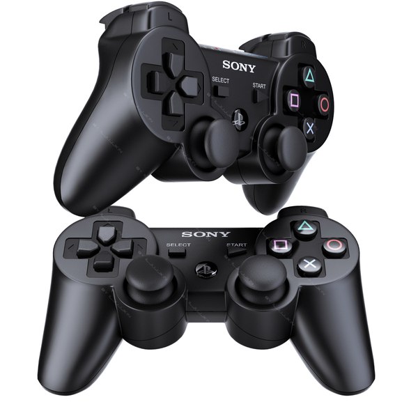 3d sony ps3 dualshock controller model