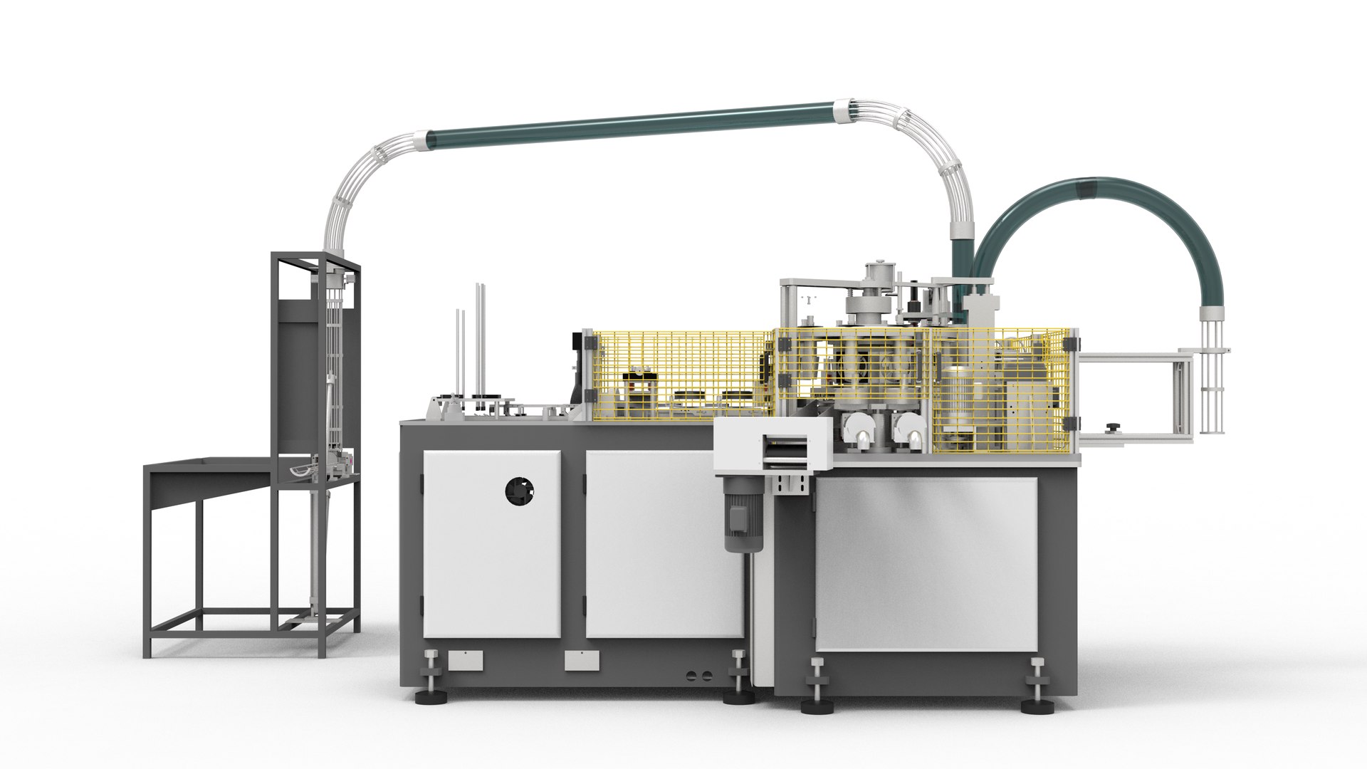 3D Disposable Paper Cup Forming Machine Model - TurboSquid 1852126