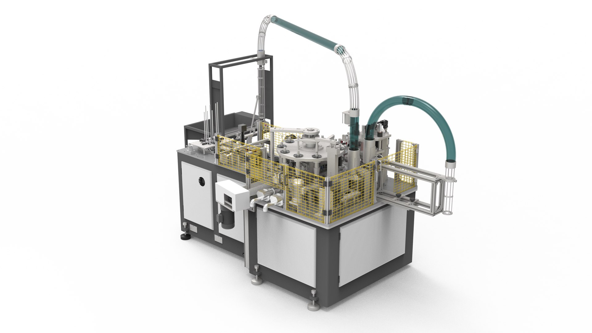 3D Disposable Paper Cup Forming Machine Model - TurboSquid 1852126