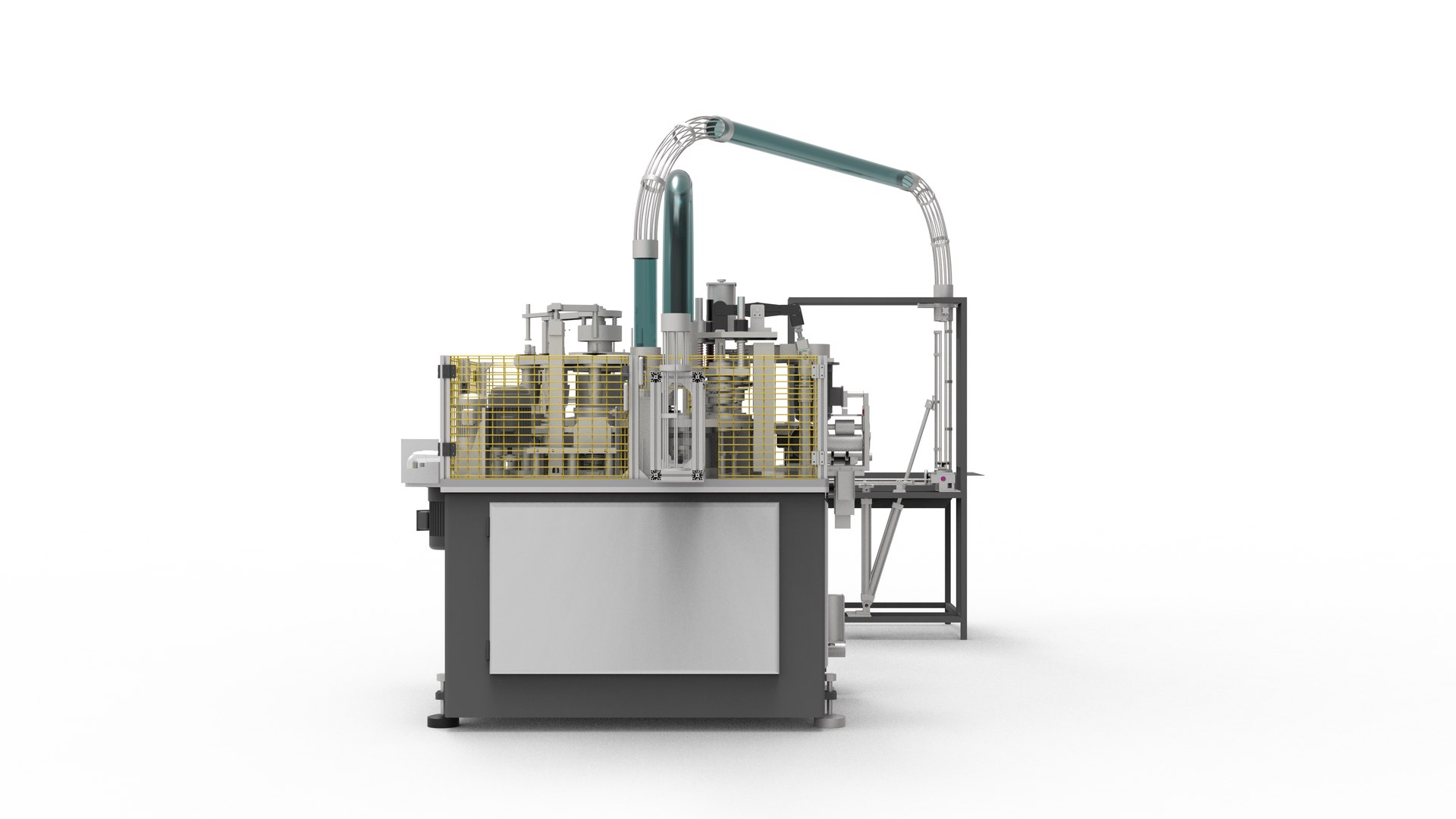 3D Disposable Paper Cup Forming Machine Model - TurboSquid 1852126