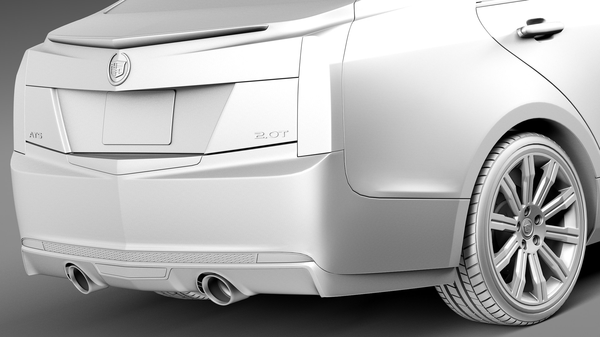 3d Cadillac Ats 2013 Luxury