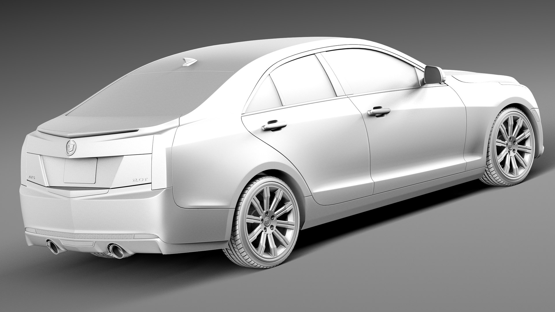 3d Cadillac Ats 2013 Luxury