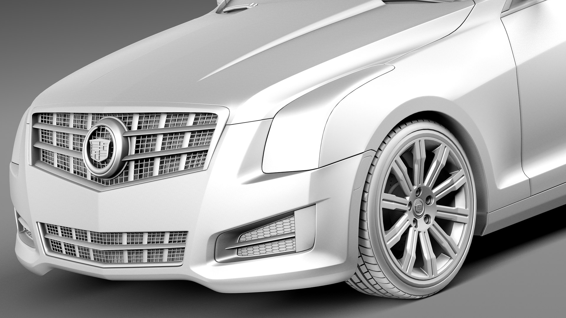 3d Cadillac Ats 2013 Luxury