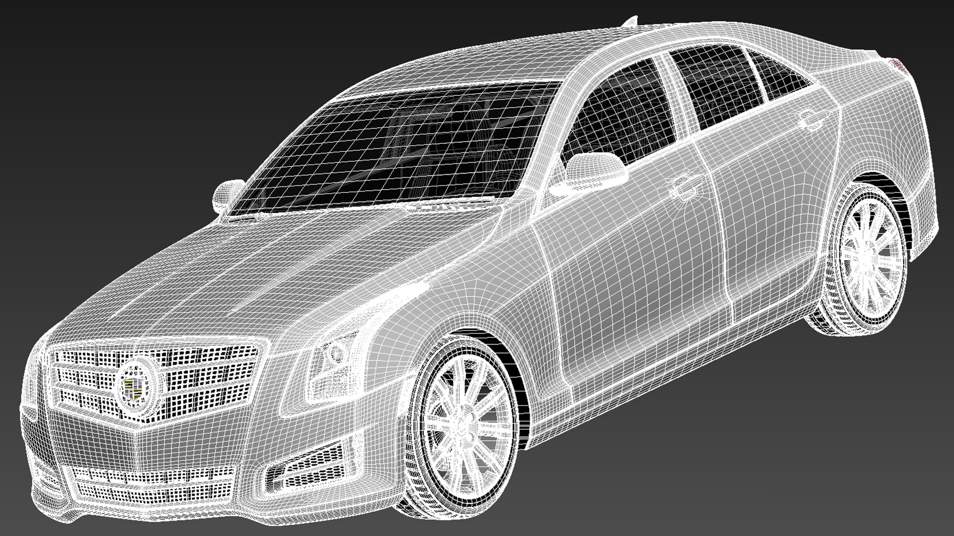 3d Cadillac Ats 2013 Luxury