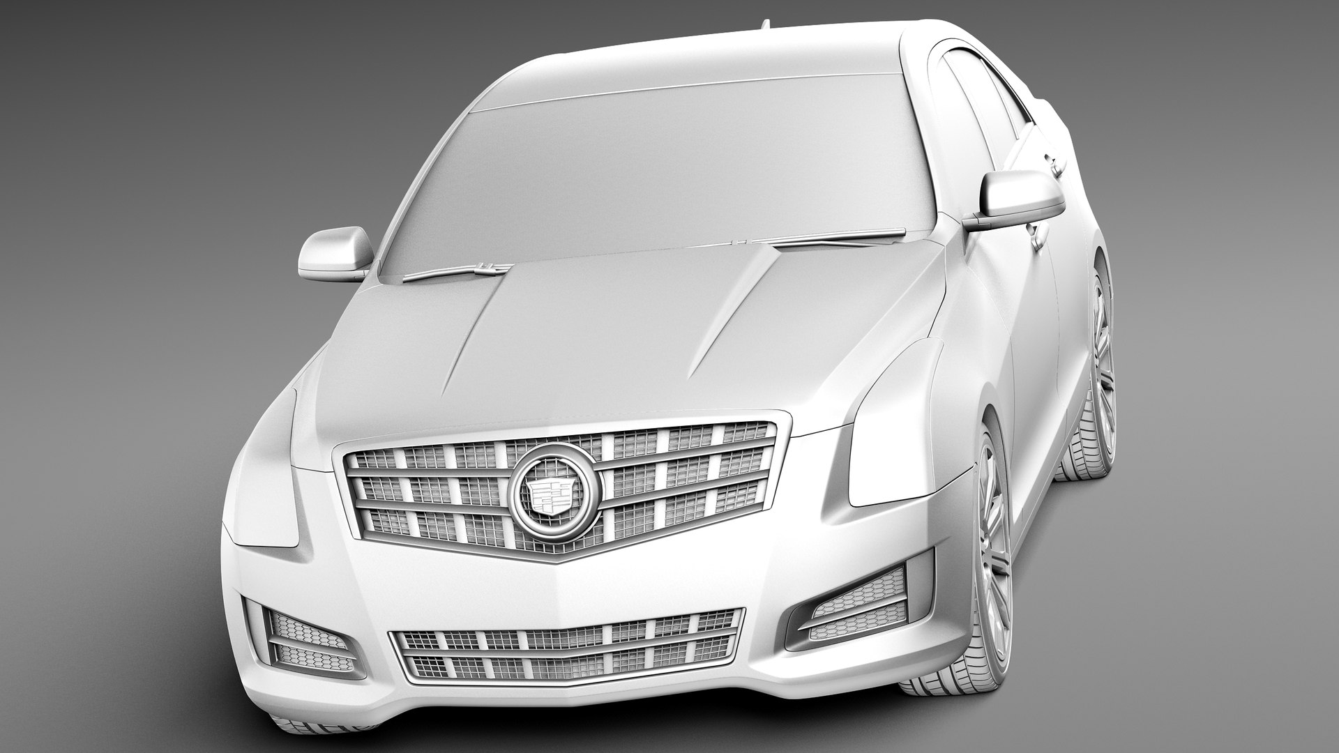 3d Cadillac Ats 2013 Luxury