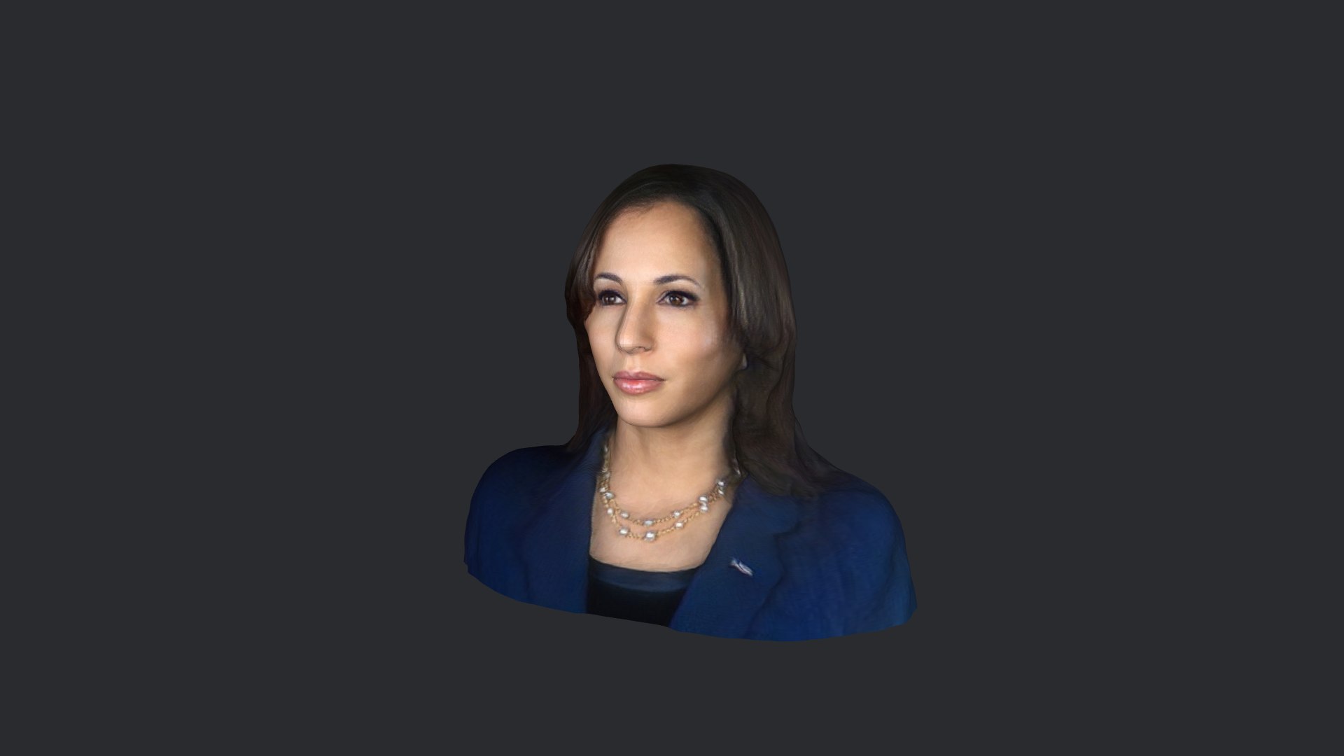 3D Kamala Harris- Realistic Bust Head Ready 3d Model Model - TurboSquid ...