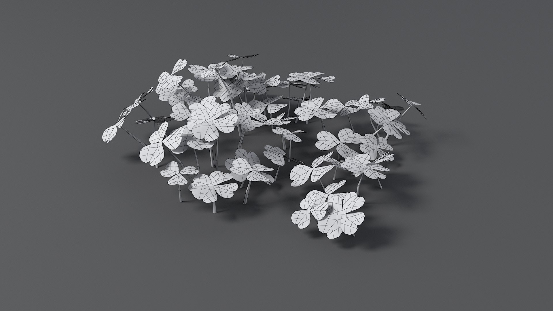 Cartoon Clover 04 3D Model - TurboSquid 2043163
