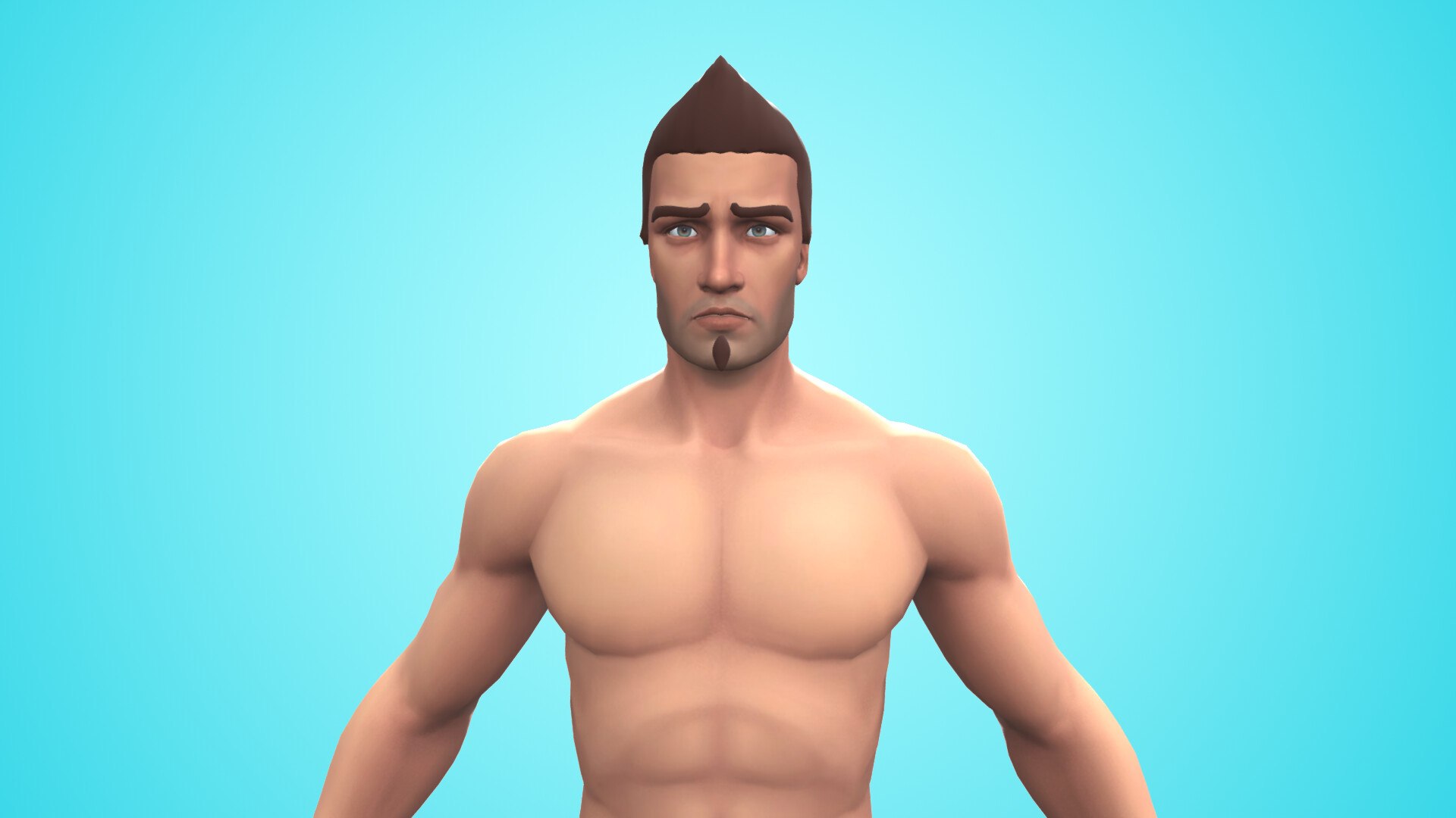 Antonio - Male Base Mesh - Cartoon Character 3D Model - TurboSquid 2081790