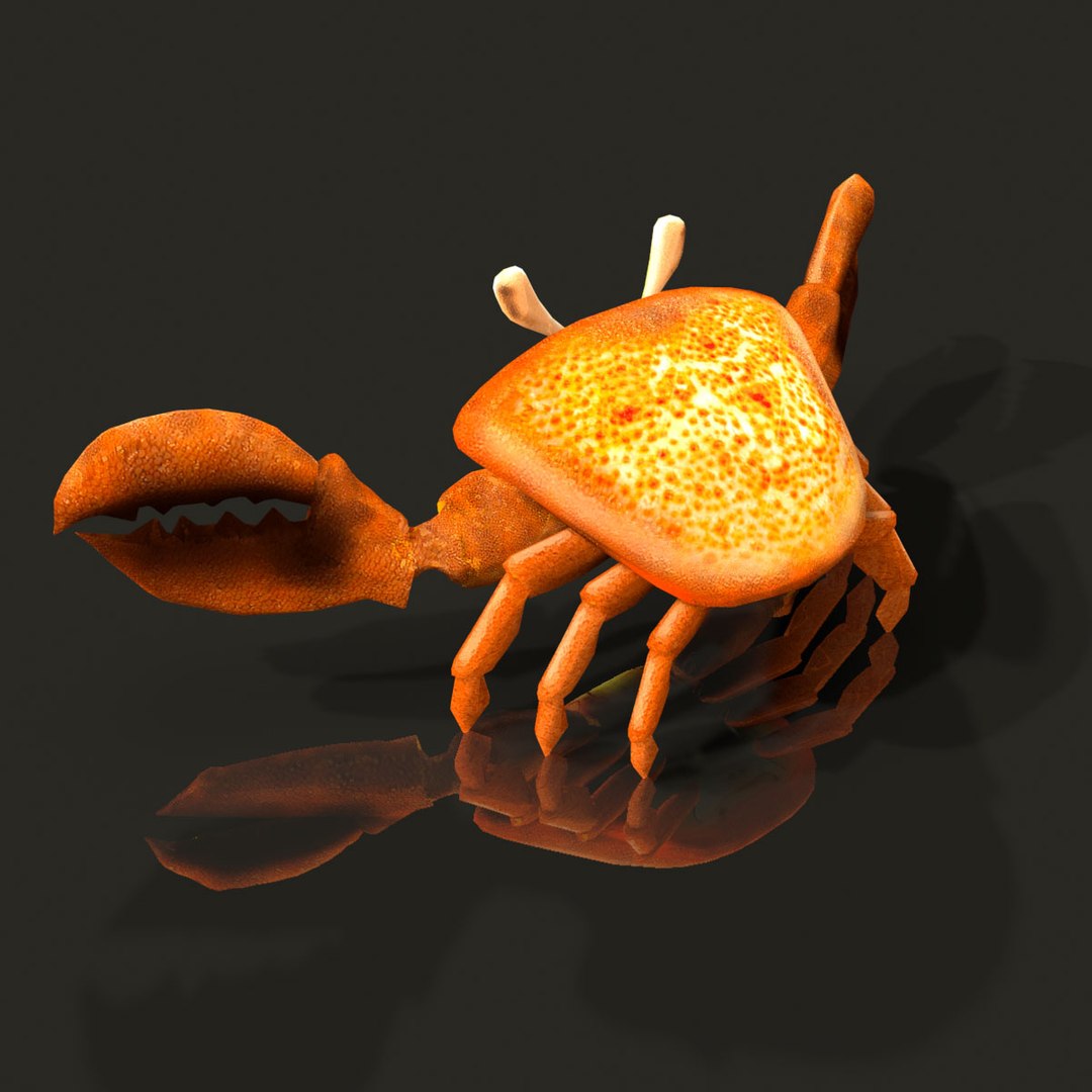 3d Model Crab 4