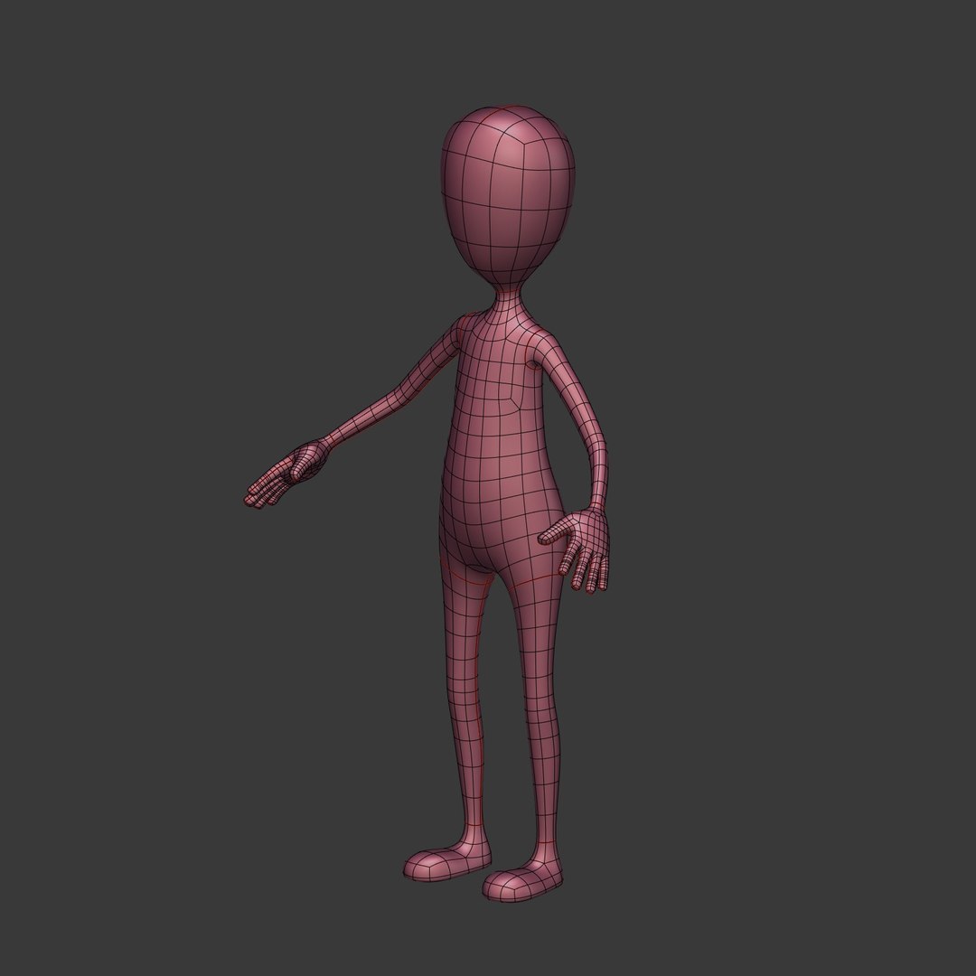 3D Man Cartoon Model - TurboSquid 1421823