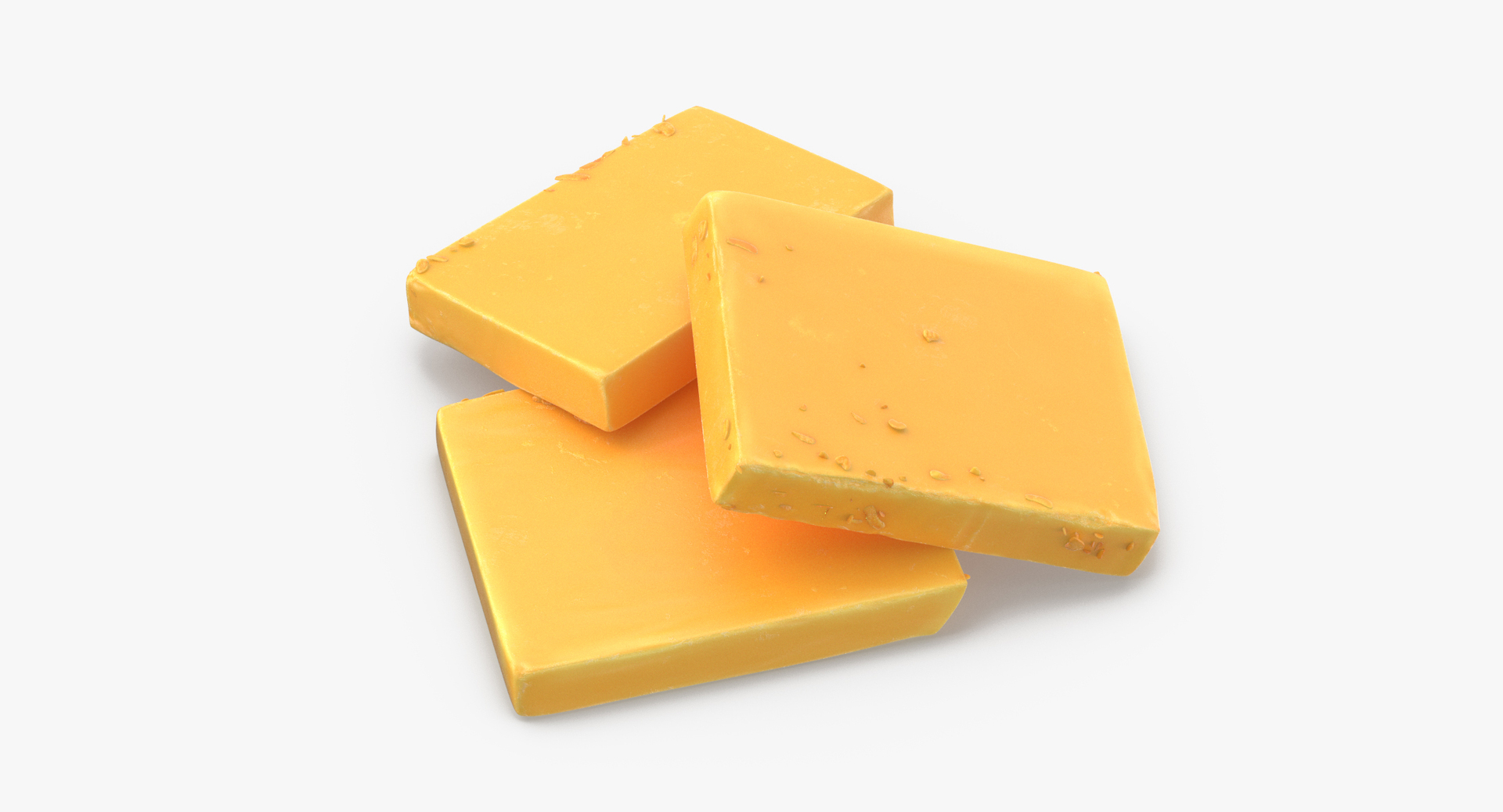 3D Cheddar Cheese Model - TurboSquid 1234482
